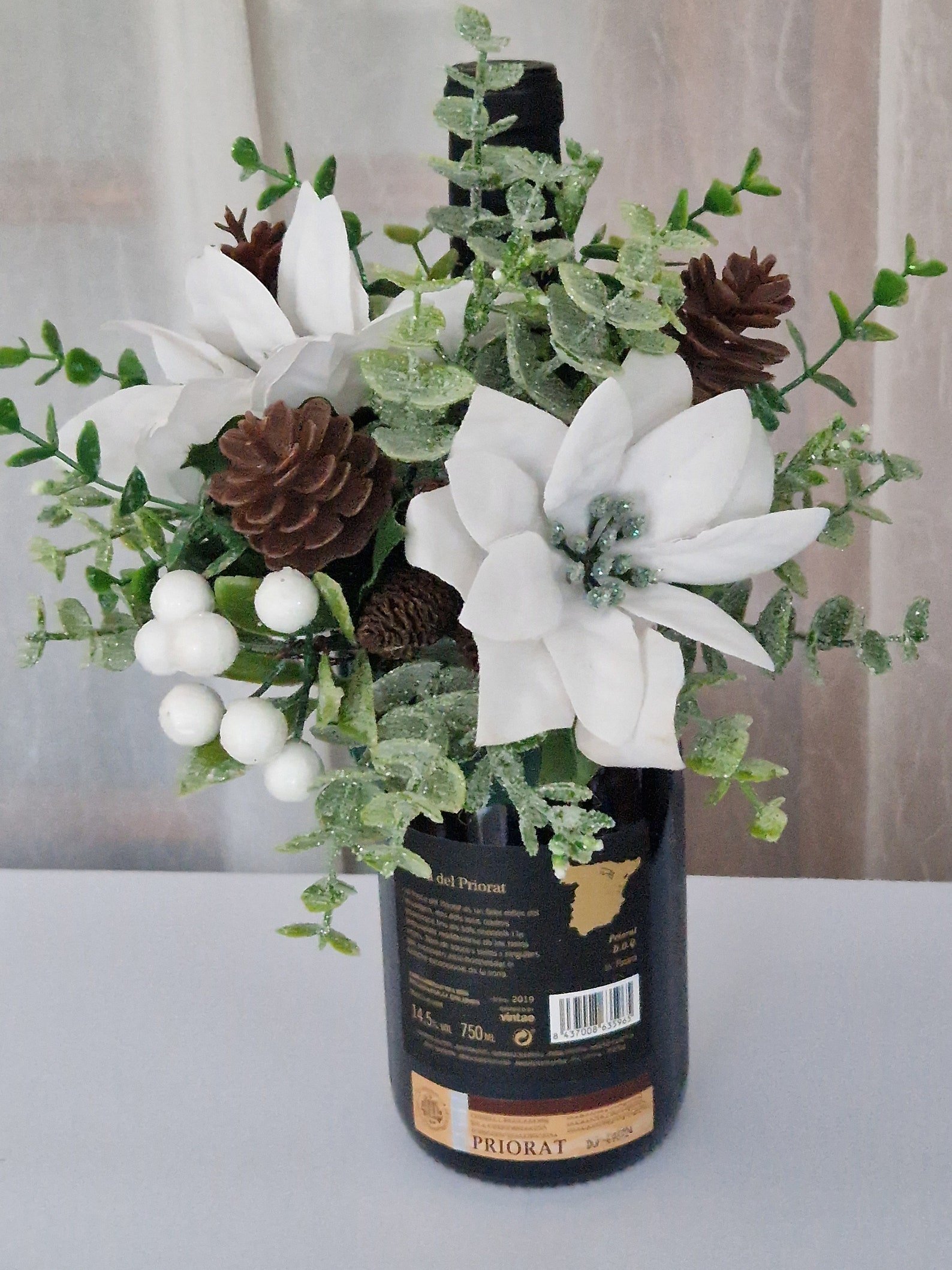 Wine Bottle Flower Arrangements - Etsy