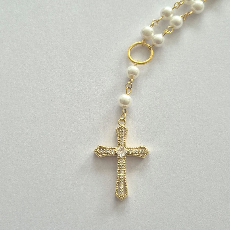 Gold Cross Rear Mirror - Etsy UK