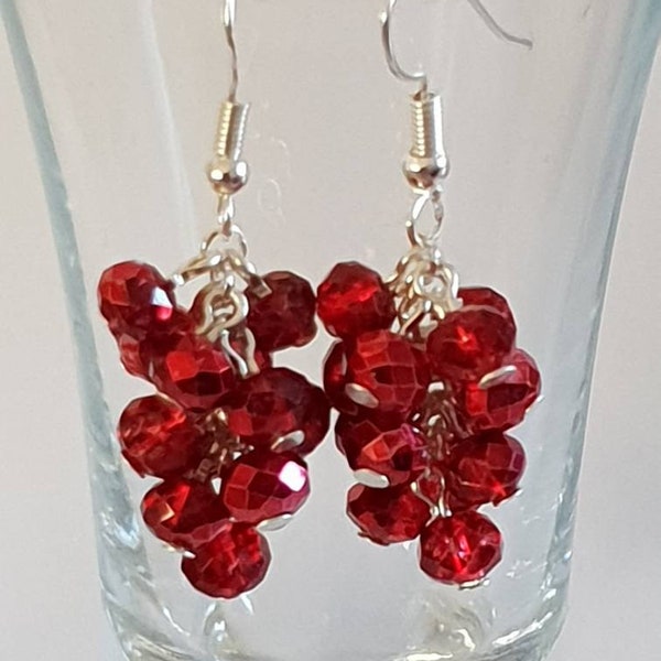 Cluster Earrings - Etsy