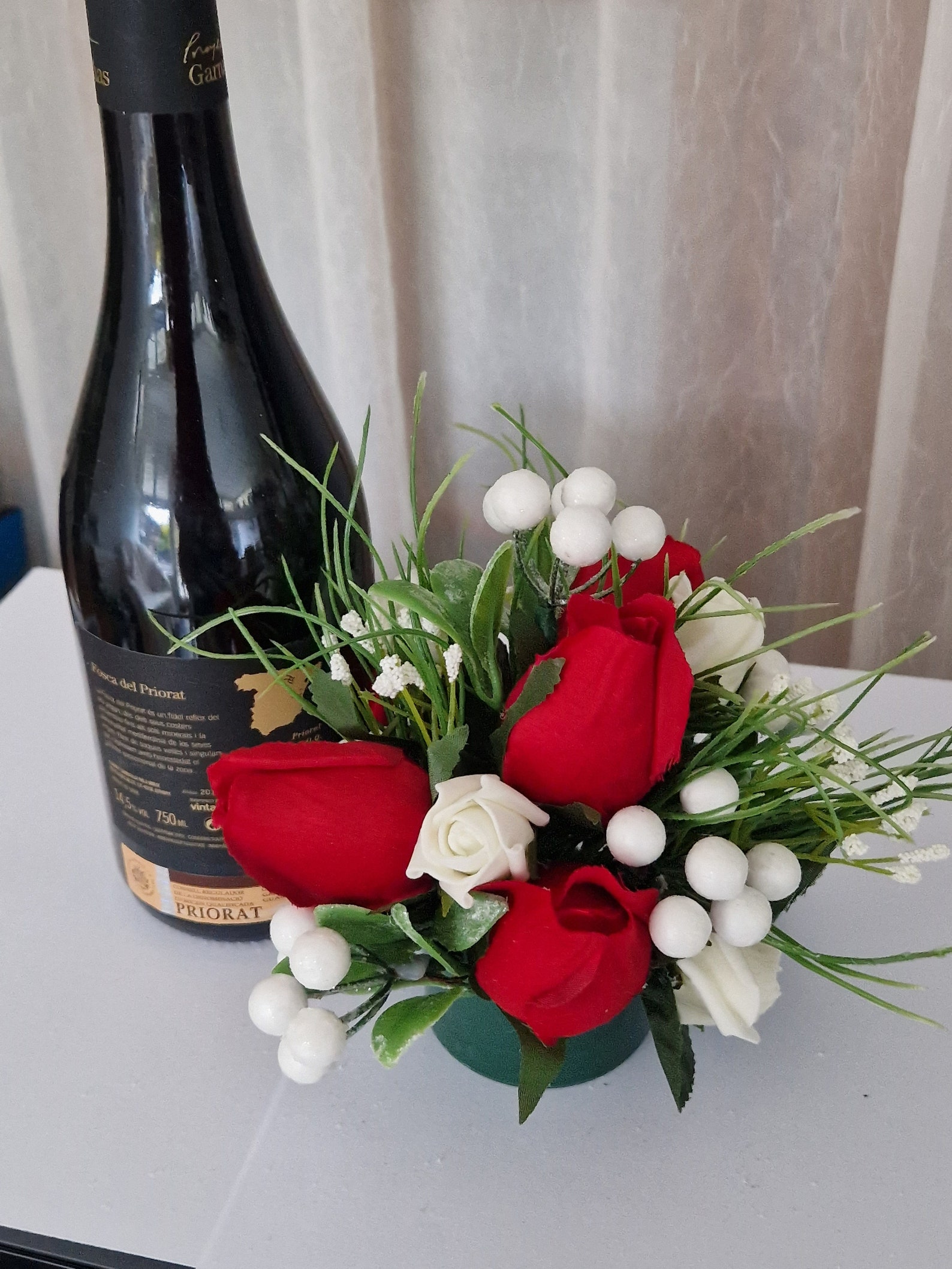 Wine Bottle Flower Arrangements - Etsy