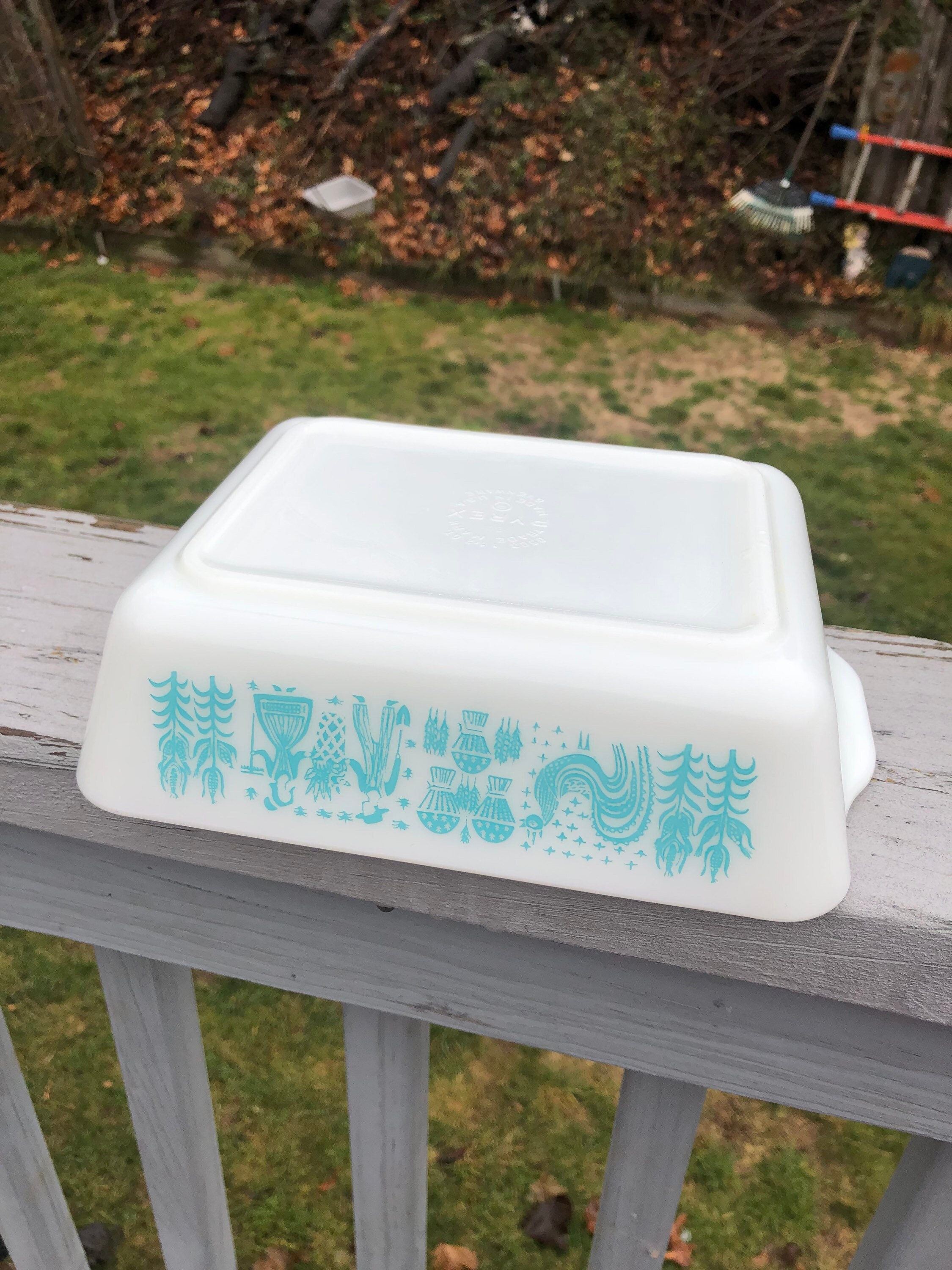 Vintage Pyrex Blue Amish Butterprint 0503 1.5 QT Refrigerator Dish W ...