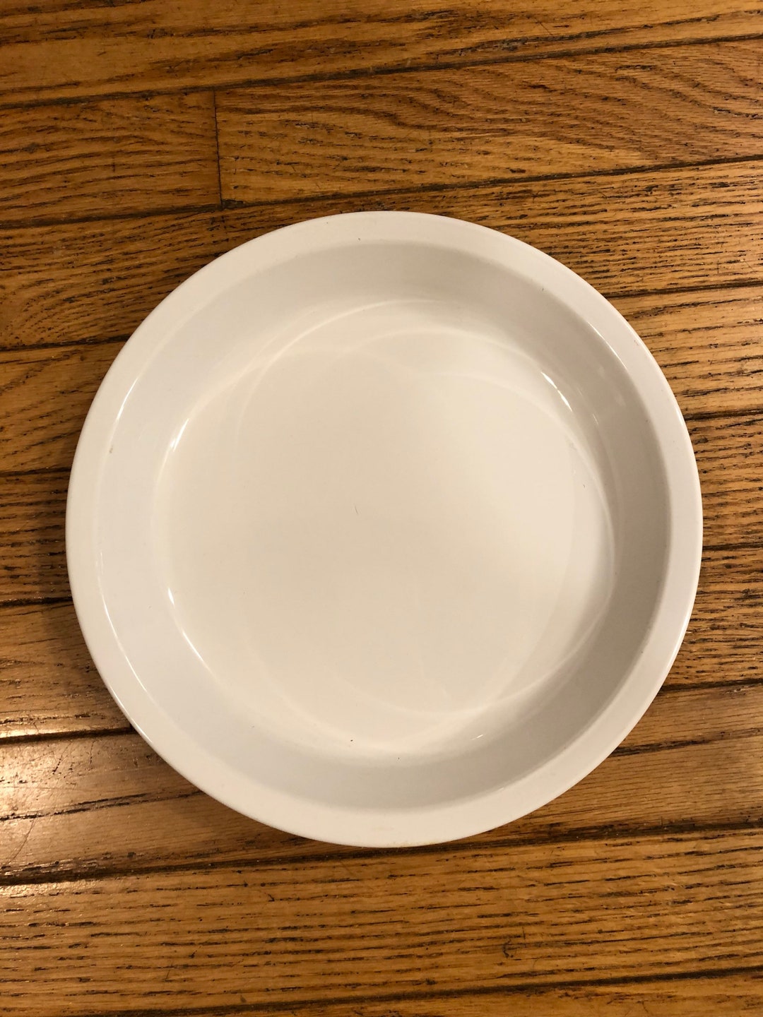 Vintage Corningware White Pyroceram Pie Plate USA Corning 1970's - Etsy