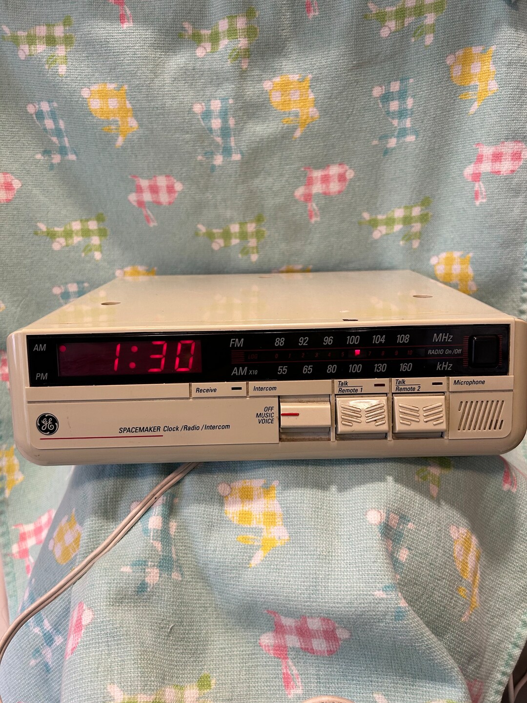 Vintage GE Spacemaker Clock Radio AM/FM Model 7-4295A Base Unit Only - Etsy