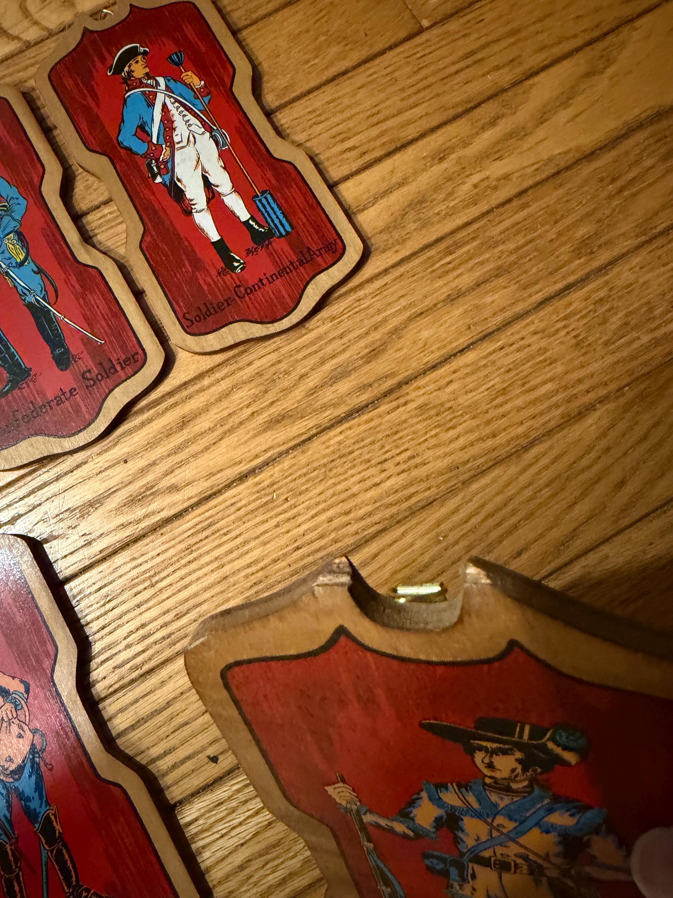 War Soldier Wood Plaques Portraits Continental Confederate Army ...