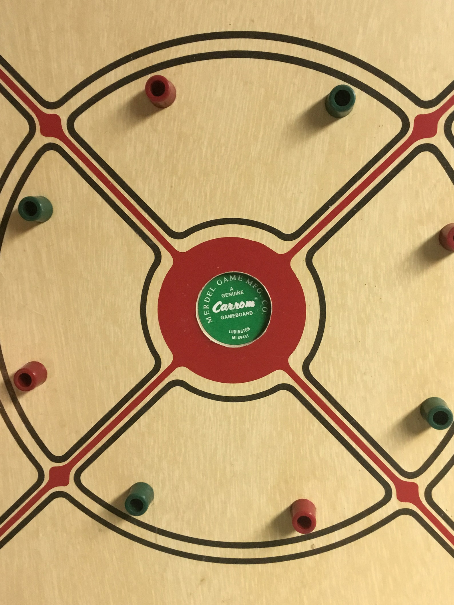 Vintage Game Board CARROM games great ART for walls | Etsy