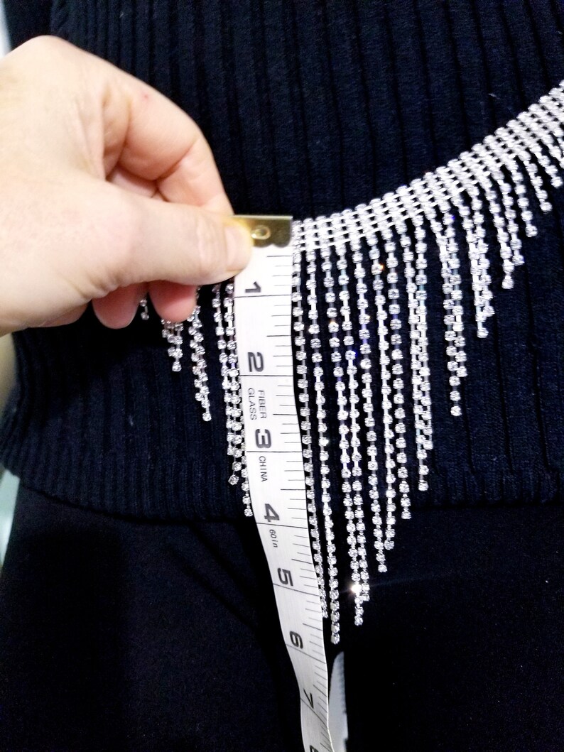 Rhinestone Body Jewelry Belly Waist Chain Crystal Beach | Etsy