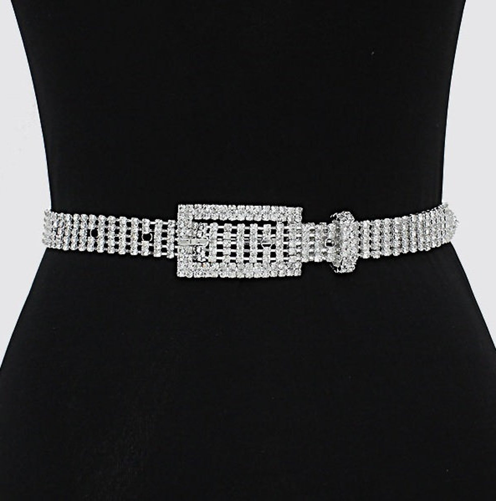 Rhinestone Crystal Belt Rhinestone Belly Chain Crystal Body - Etsy
