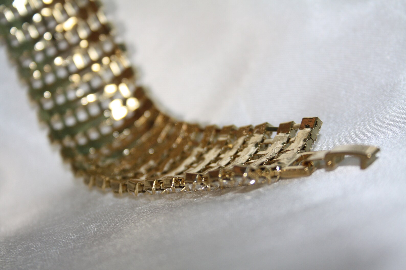 Rhinestone Bracelet Drag Queen Dancer Pageant 8 Row Gold Pt. - Etsy