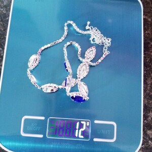 Black Rhinestone Necklace, Crystal Necklace Set, Bridal Pageant Choker ...