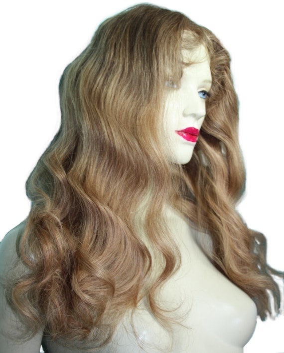 Remi Remy Glueless Full Lace Wig Wavy Indian Human Hair Long | Etsy