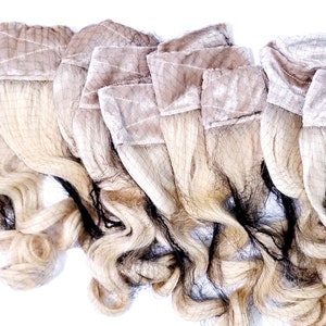 Human Hair Bangs Elastic Band Fringe. Wig Grip Band Bangs - Etsy