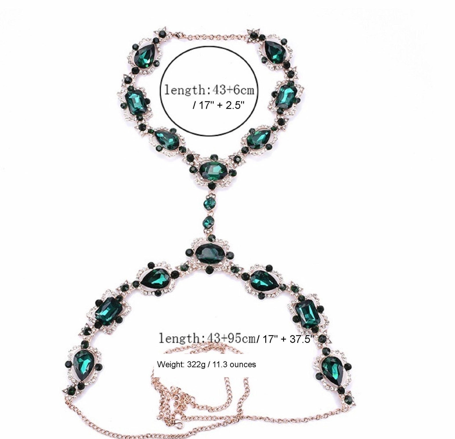 Rhinestone Body Chain Crystal Bra Body Jewelry Beach or | Etsy