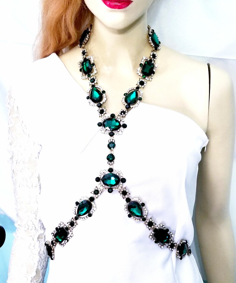 Rhinestone Body Chain Crystal Bra Body Jewelry Beach or | Etsy