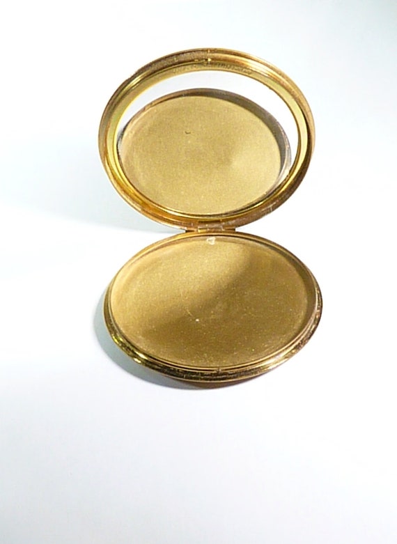 Rare Powder Compacts Stratton Compact Mirror Silk / 1… - Gem