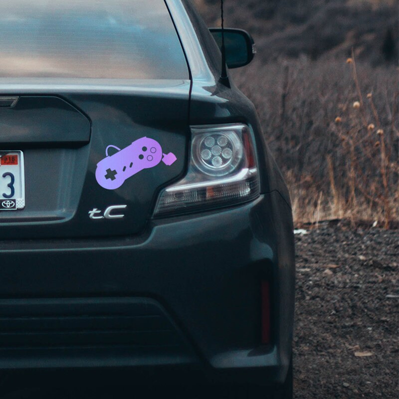 The 90's Nostalgia Pack - Vinyl Decals - Holographic Purple - Etsy
