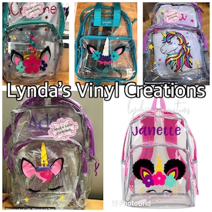 Clear Backpack For Kids Custom And Personalized Backpacks With Your ...