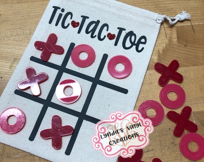 Children's Tic Tac Toe Drawstring Bag Game - Etsy