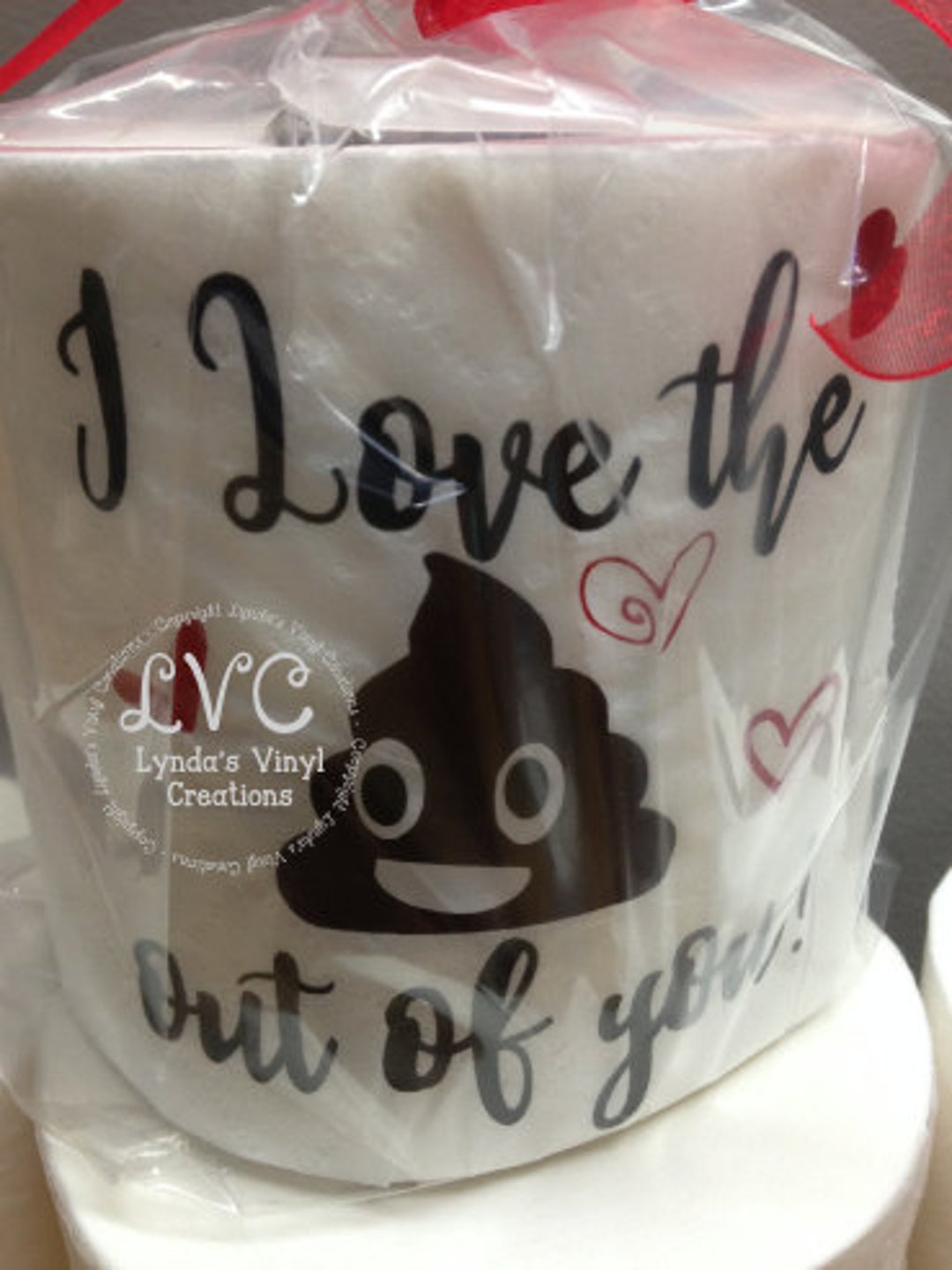 I Love the Poop Out of You//funny Toilet Paper Gag Gift - Etsy