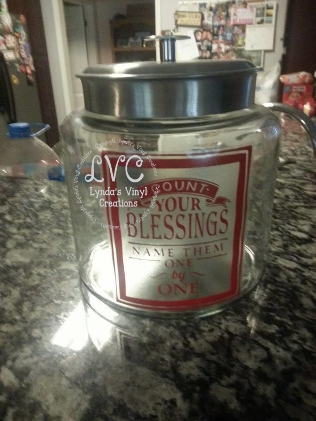 Gratitude/blessings Jar Decal - Etsy