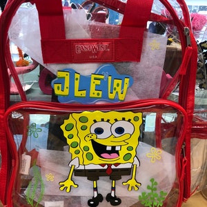 Character Personalized Clear Backpack - Etsy