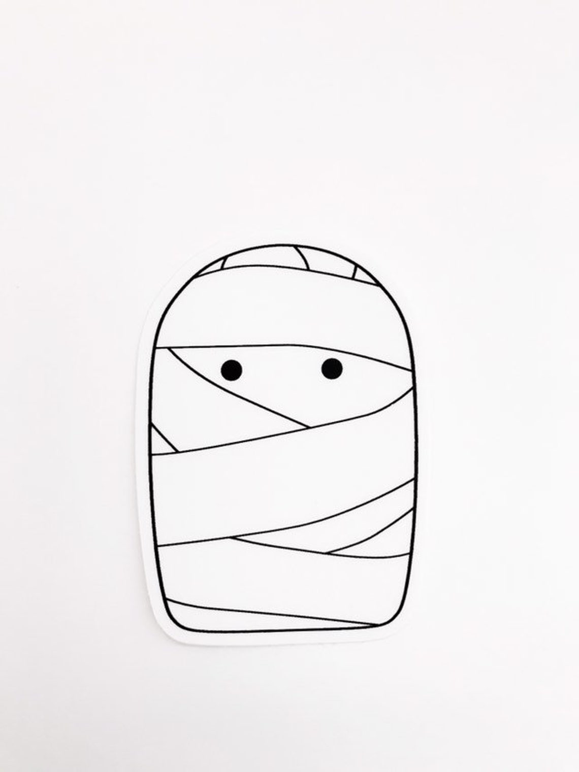 Cute Mummy Sticker Spooky Laptop Stickers Die-cut Vinyl - Etsy