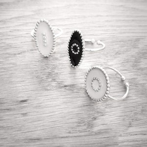 Sterling Silver Cold Enamel Signet Ring, Signet Style Hand Painted With ...