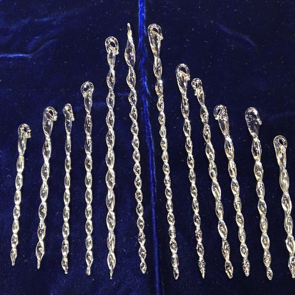 Handmade Glass Icicles - Etsy