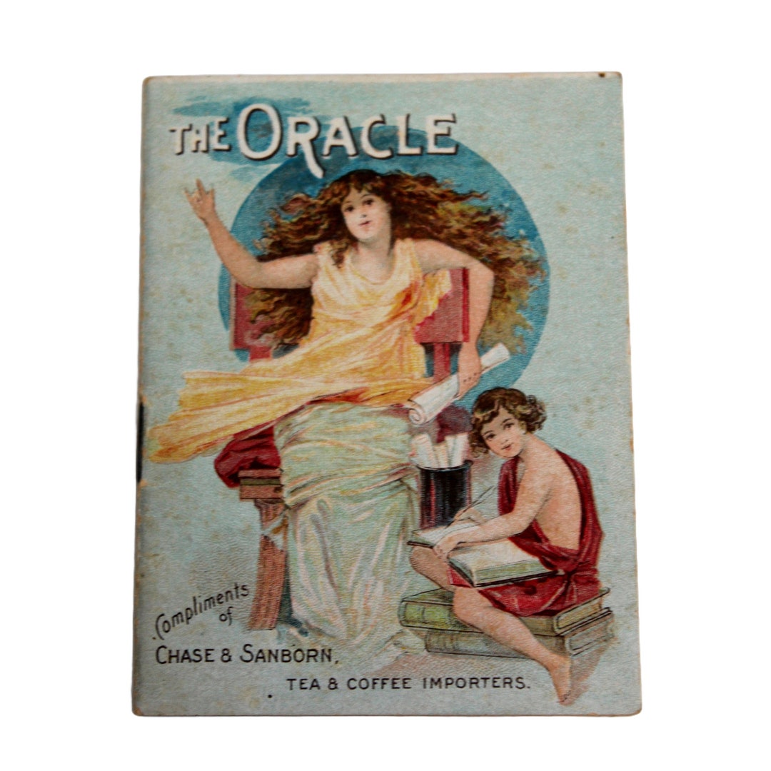 The Oracle Booklet, Chase & Sanborn Coffee Giveaway 1897 - Etsy