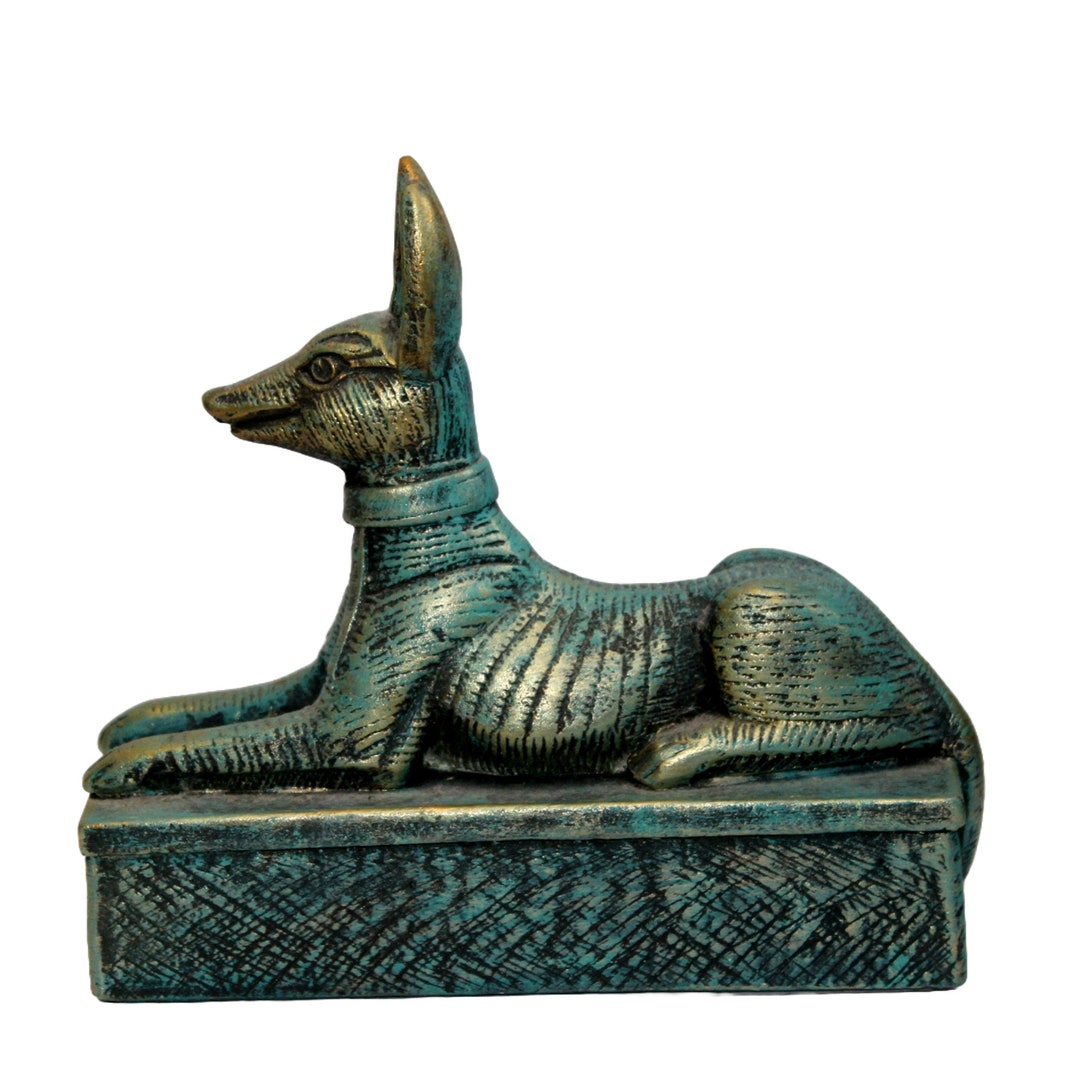Anubis Ancient Egyptian Jackal Headed God of the Underworld and Guide ...