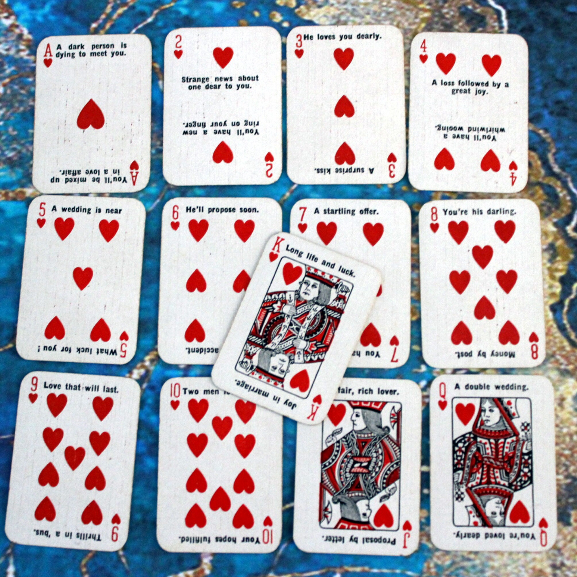 1930s Pocket Fortune Telling Cards. Mini Fortune Telling - Etsy