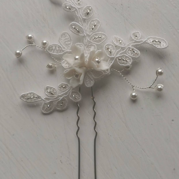 Lace Hair Pin - Etsy