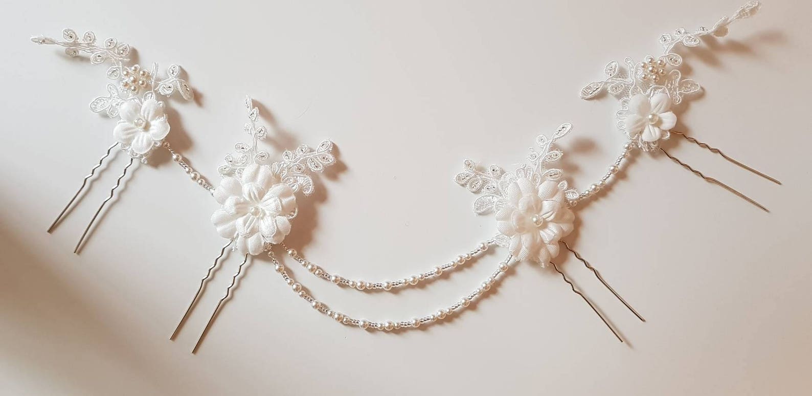 Beautiful Lace Draping Bridal Headpiece - Etsy