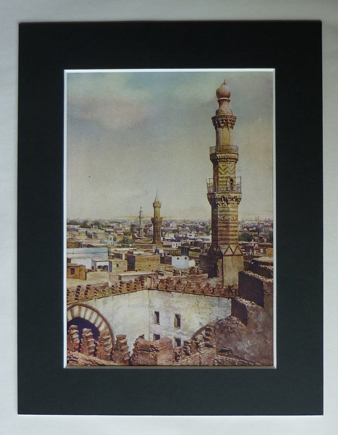1920s Antique Cairo Print, Available Framed, Egypt Art, Egyptian Gift ...