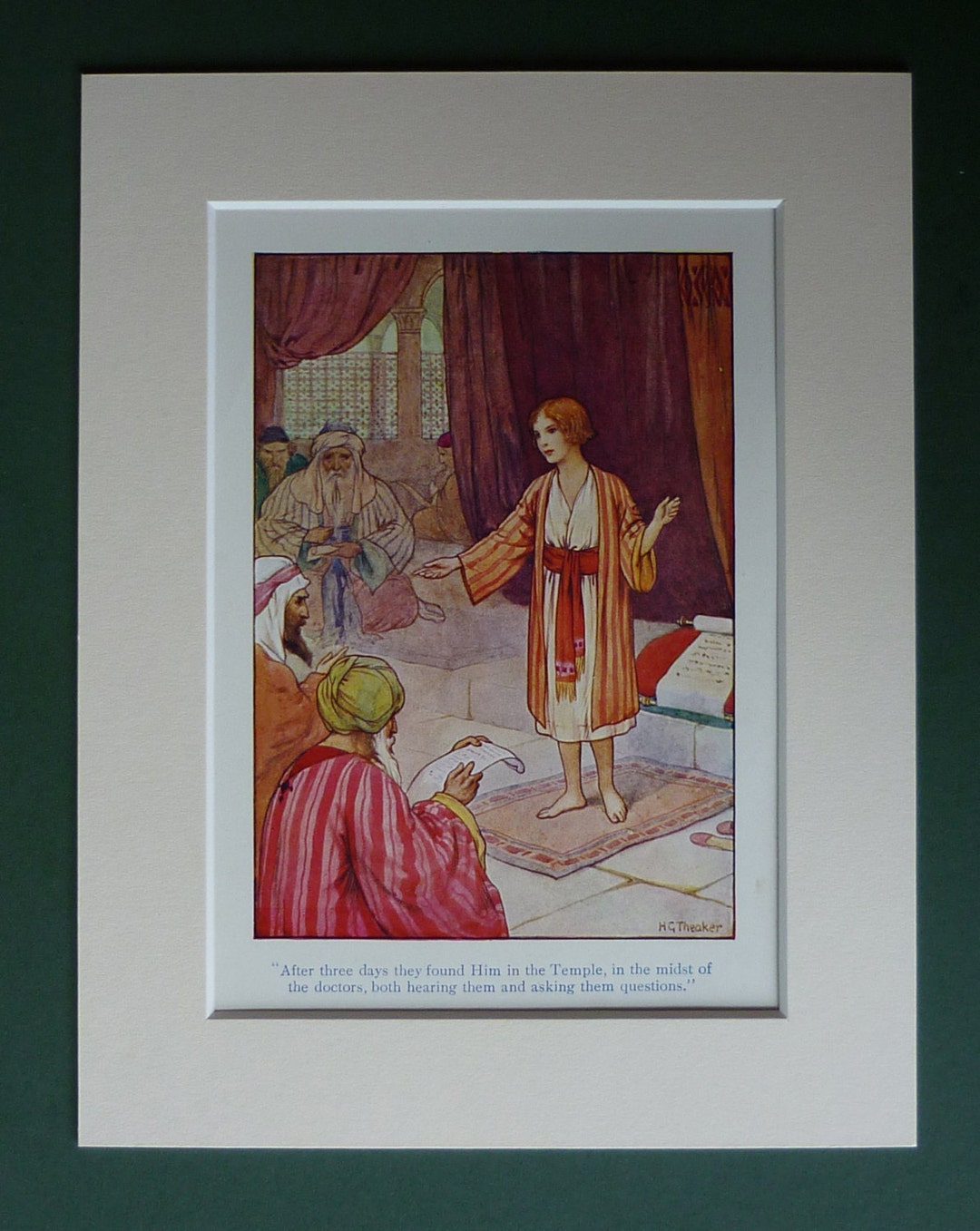 1930s Antique Print of Jesus Christ Old Bible Gift Available - Etsy