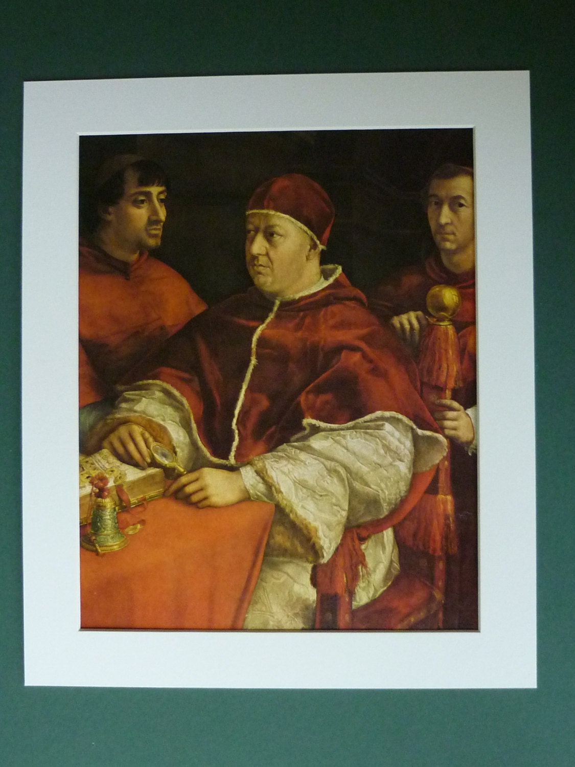 Modern Raphael Print Matted Picture Leo X & the Two - Etsy UK