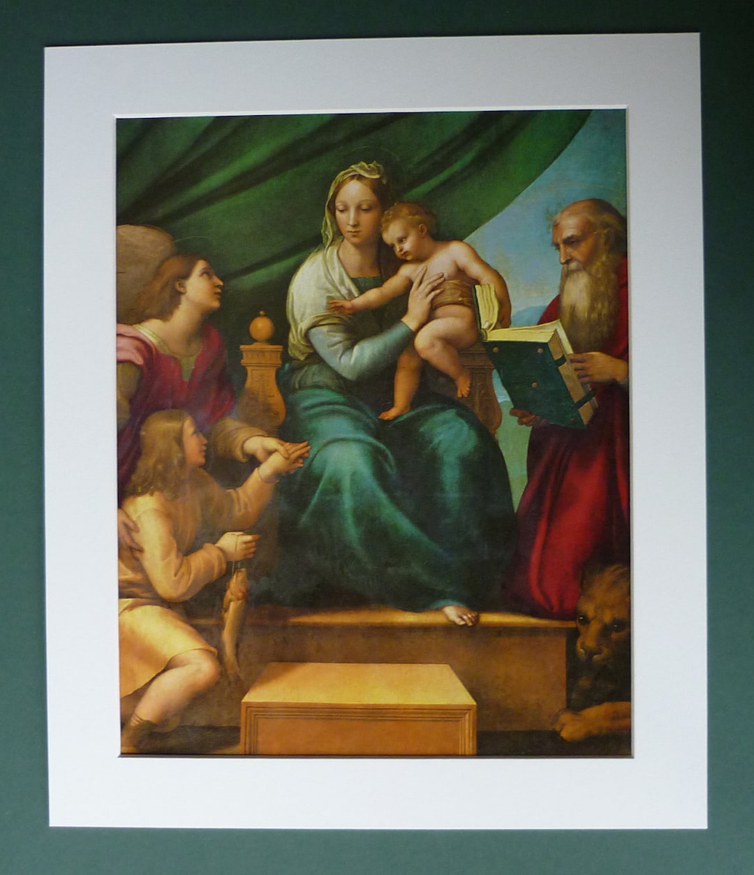 Raphael Print of Madonna With the Fish Italian Renaissance - Etsy
