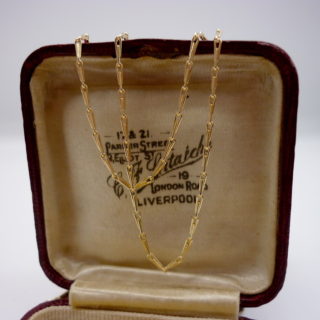 Barleycorn Chain Necklace Gold Hayseed Solid Gold Dainty Wheat Chain - Etsy