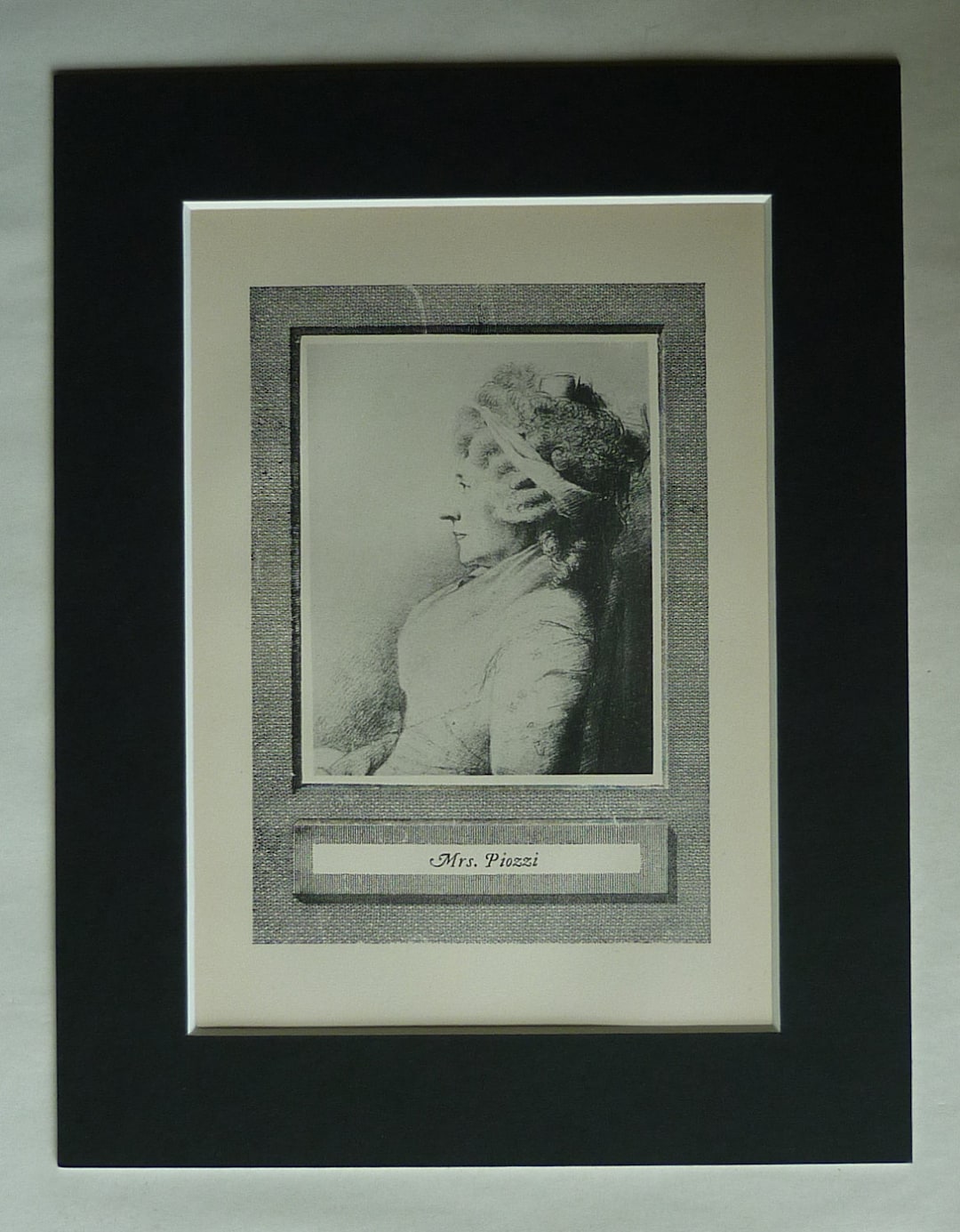 1901 Antique Hester Thrale Print Cultural Decor Available - Etsy