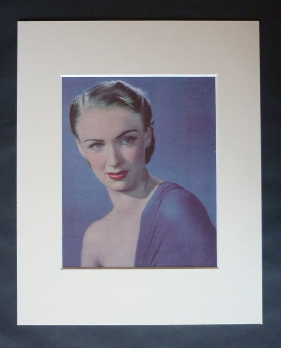 1950s Vintage Susan Shaw Print Available Framed Movie Art | Etsy