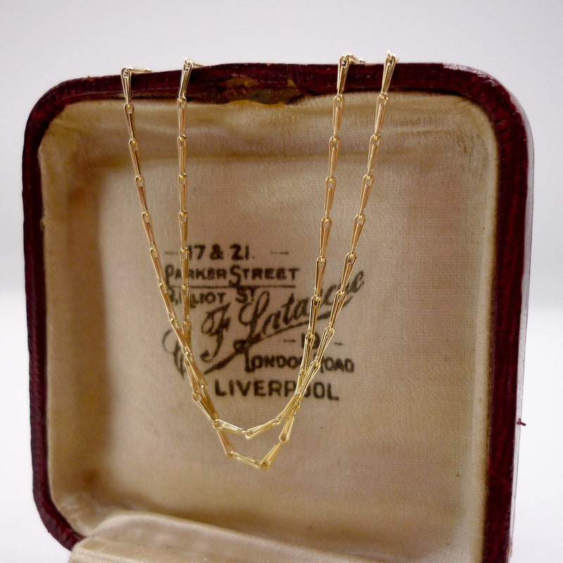 9ct Chain Fancy Link - Etsy