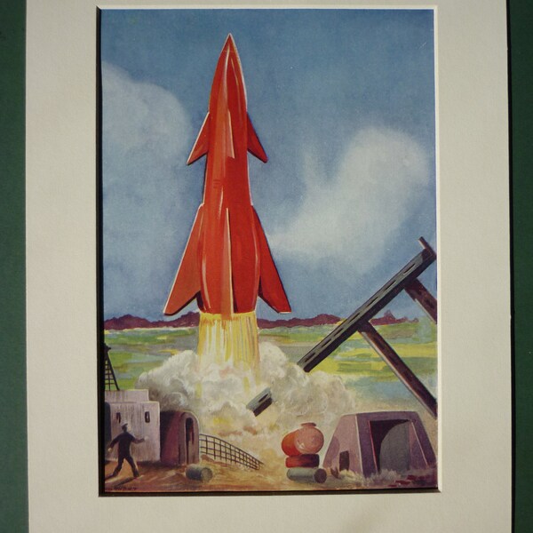 Retro Spaceship - Etsy UK