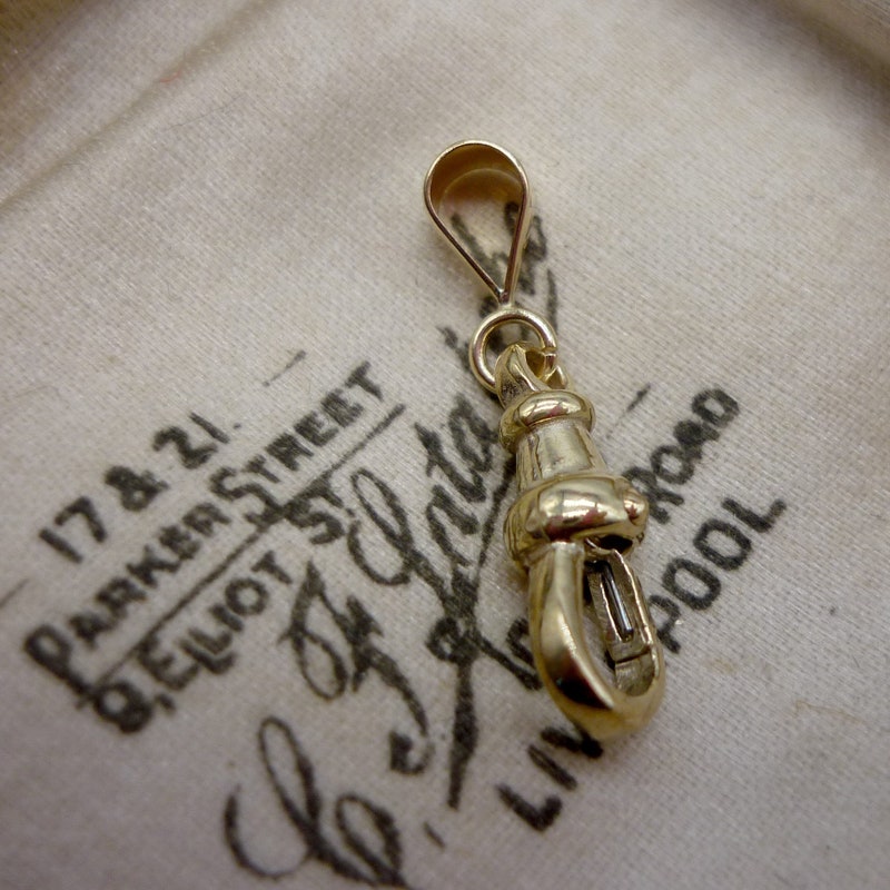 Dog Clip Gold 9ct - Etsy