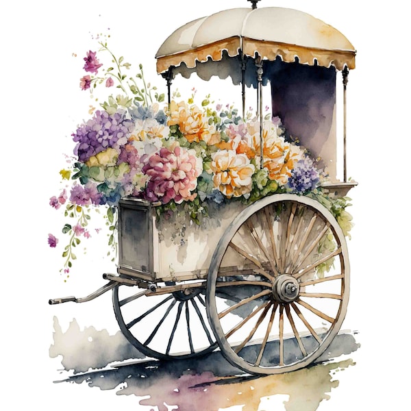 Flower Cart - Etsy