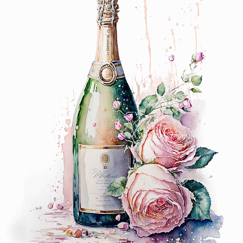 Champagne Art - Etsy