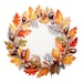 Watercolor Fall Acorn Wreath, Autumn Digital Art Print / Instant ...