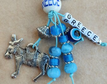 Metal Donkey Keychain - Etsy