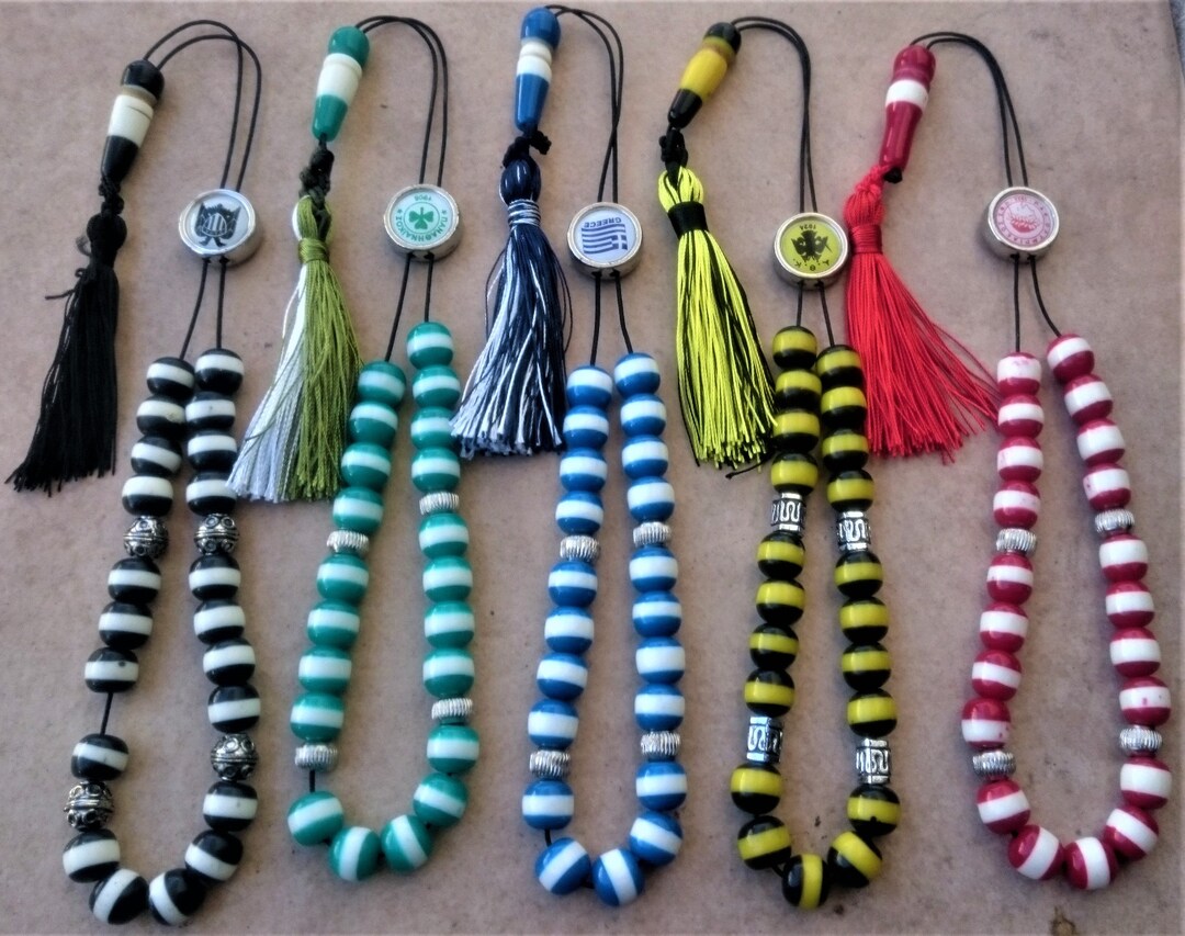 GREEK Teams KOMBOLOI Greece Football Team Athens Panathinaikos - Etsy