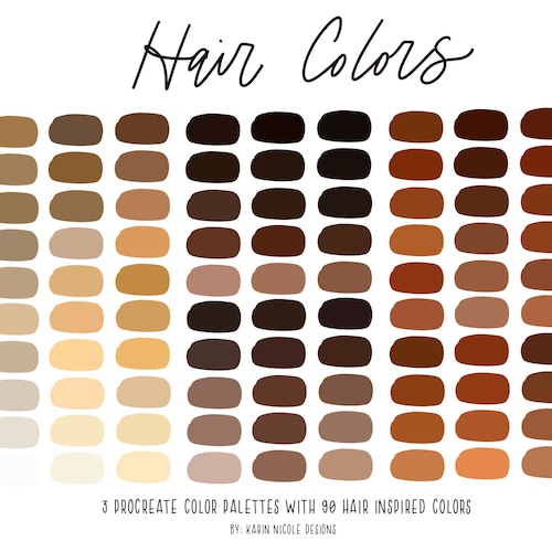 Skin Tones Procreate Color Palette for Ipad 6 Palettes 180 - Etsy Australia