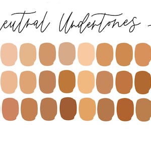 Skin Tones Procreate Color Palette for Ipad, 6 Palettes 180 Colors ...