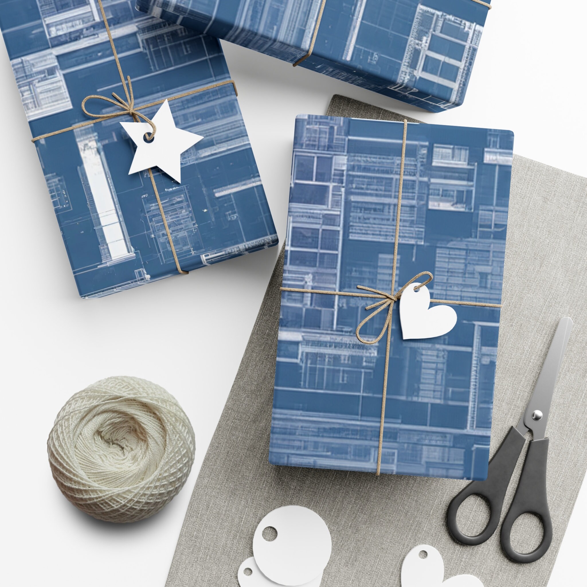 Modern Architecture Construction Blueprint Architect Engineer Designer ...